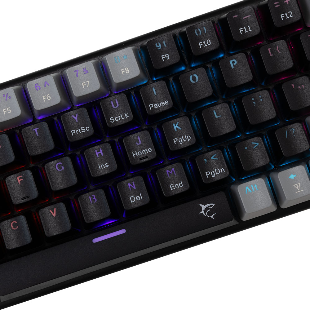 White Shark Mechanical Keyboard Gk-002111v2 Us Red Switch Wakizashi-2 ...